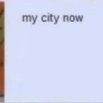 "my city now" Sticker for Sale by FireTwister | Redbubble