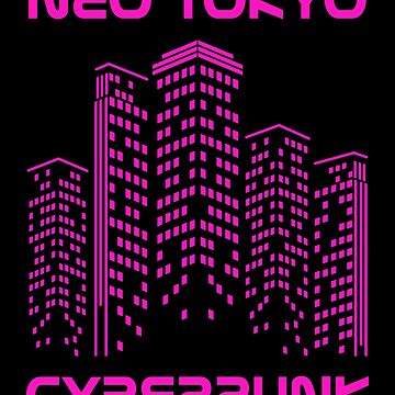 "Neo Tokyo /// Cyberpunk" Sticker for Sale by Arvillaino | Redbubble