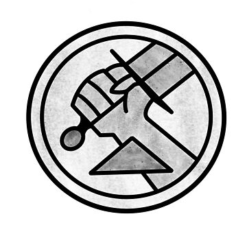 "BPRD White" Pin for Sale by AnonymousFox | Redbubble