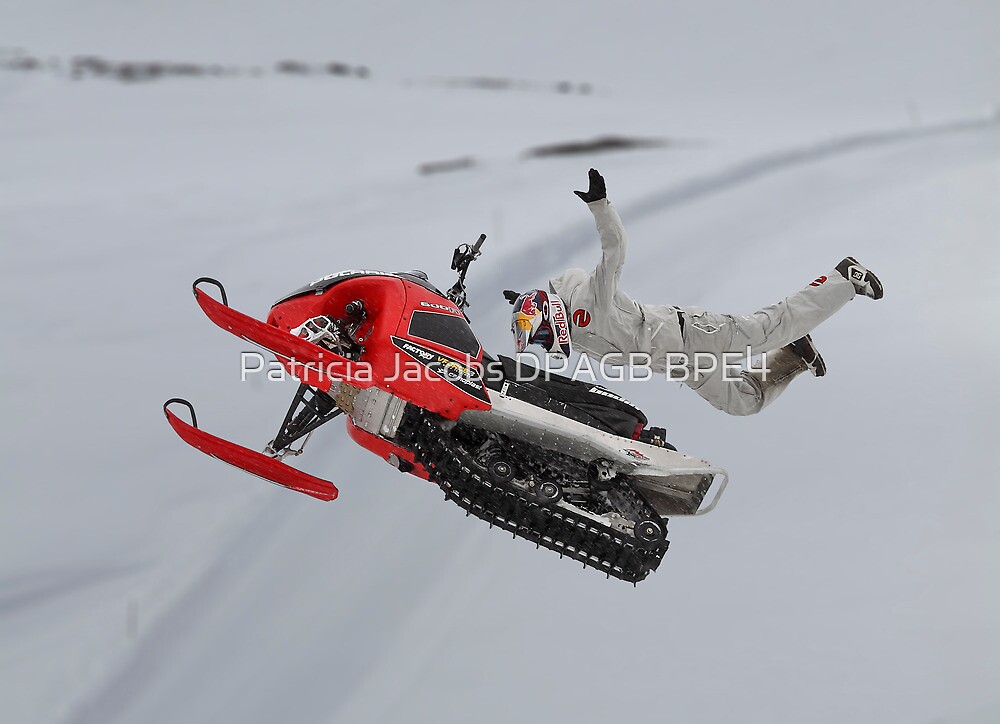 "Snowmobile Tricks" by Patricia Jacobs | Redbubble