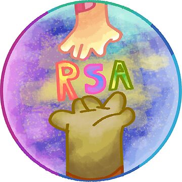 "The RSA Logo" Sticker for Sale by AloeMineralWate | Redbubble
