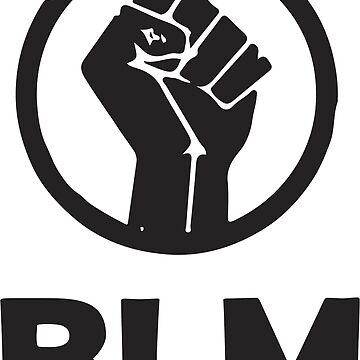 "BLM Hand symbol" Sticker for Sale by AntonioB | Redbubble