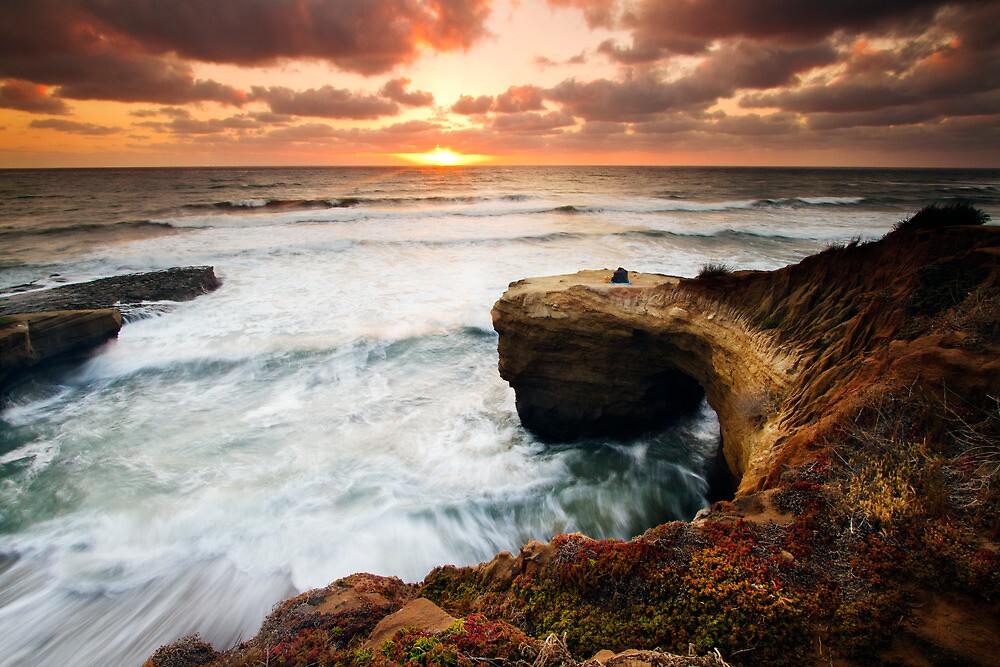 "Picnic Romance at Sunset Cliffs San Diego" by Gareth Spiller | Redbubble
