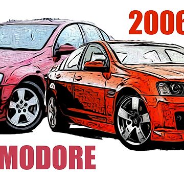 "VE Commodore" Sticker for Sale by Andmaj | Redbubble