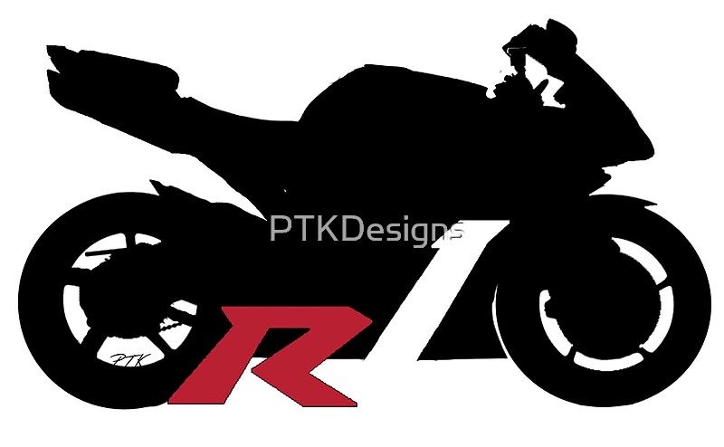 "R1 Silhouette" by PTKDesigns | Redbubble