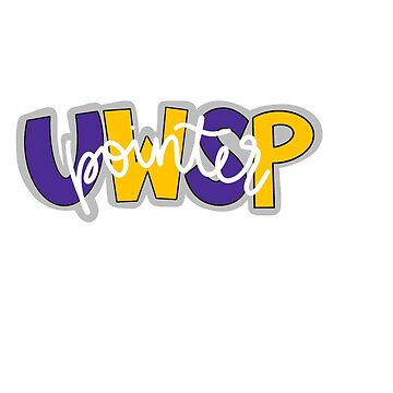 "UW-Stevens Point Logo" Sticker for Sale by Emma Dillemuth | Redbubble