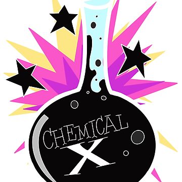 "Chemical X" Sticker for Sale by FoxyF0X | Redbubble