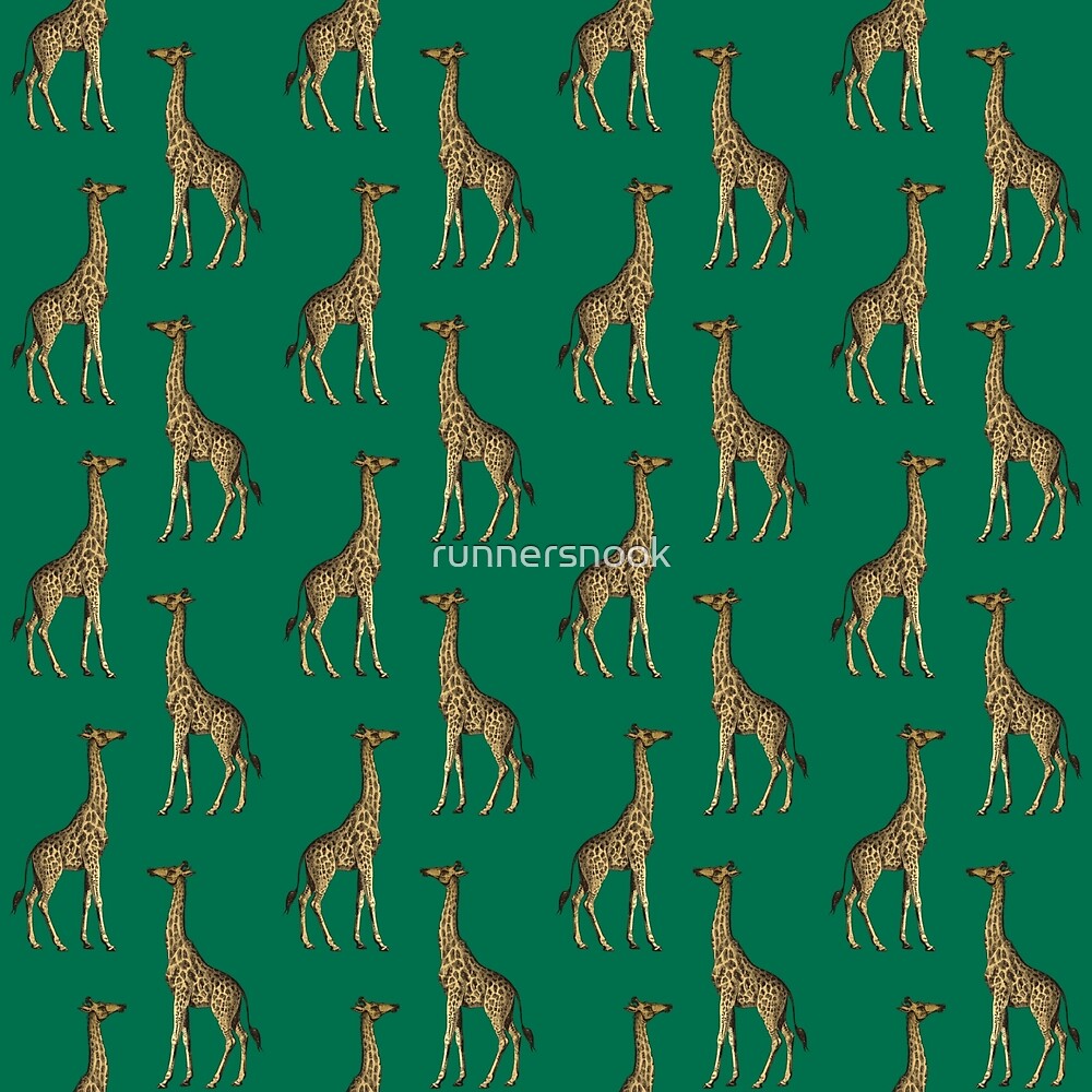"Emerald and Gold Safari / Animal Print Pattern Collection (style 18 ...