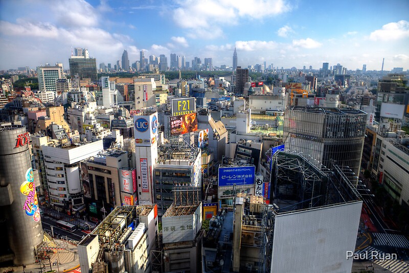 ""Good morning, Tokyo!" (Japan)" by Paul Ryan | Redbubble