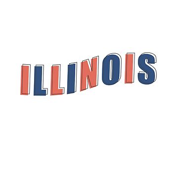 "university of illinois" Sticker for Sale by prernaa | Redbubble