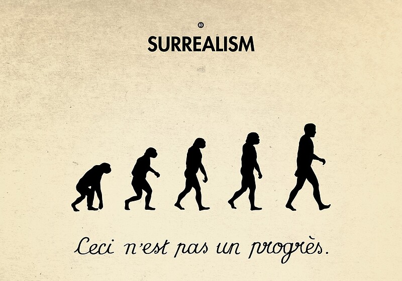 "99 Steps of Progress - Surrealism" by maentis | Redbubble