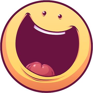 "Biggest Smile Ever" Sticker for Sale by AdamStCyr | Redbubble