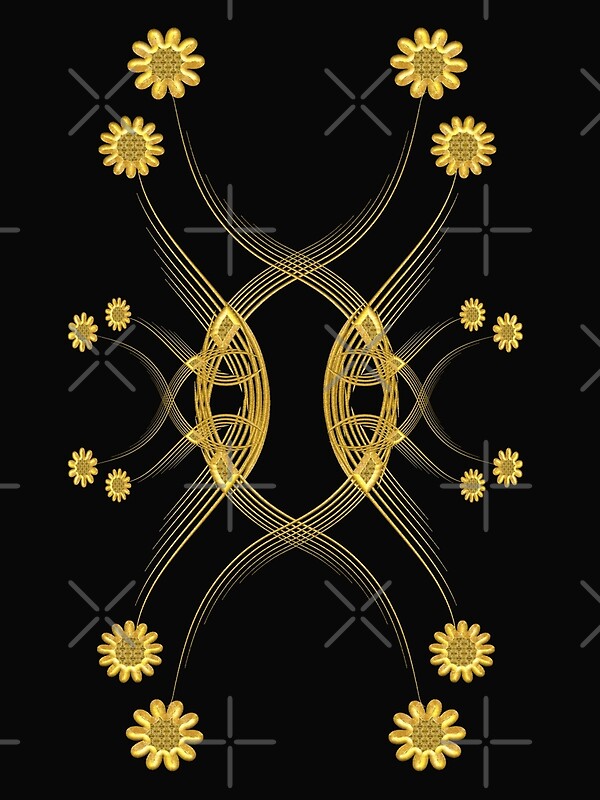 "Fantasy in Gold, fantasy art" by LoneAngel | Redbubble