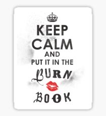 Burn Book: Stickers | Redbubble
