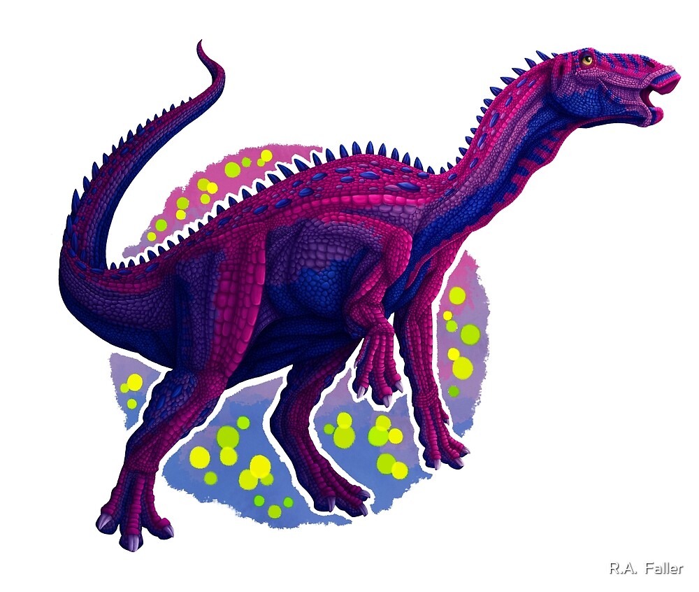 "Bactrosaurus (without text) " by R.A. Faller | Redbubble