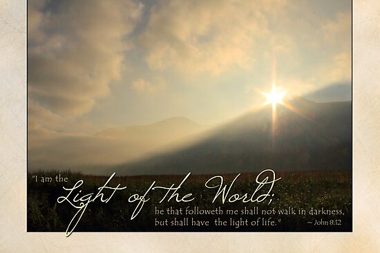 ""I am the Light of the World" (Greeting Card)" Posters by Tracy ...