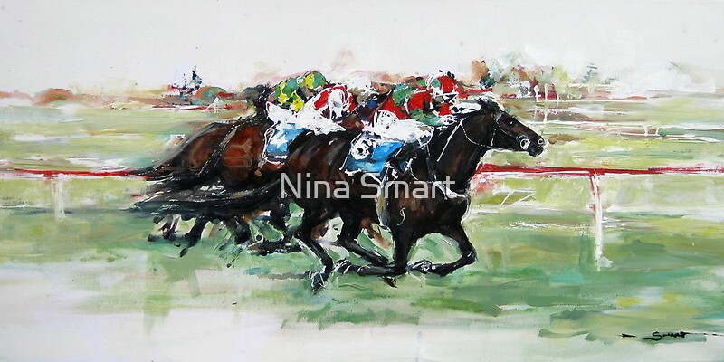 "Australian Racehorse, Proper Madam" by Nina Smart | Redbubble