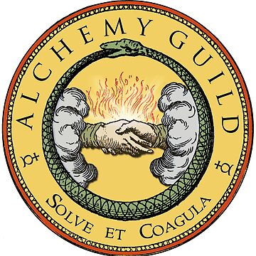 "Alchemy Guild Insignia" Sticker for Sale by Dennis William Hauck ...
