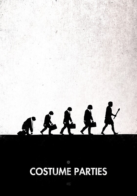 "99 Steps of Progress - Costume parties" by maentis | Redbubble