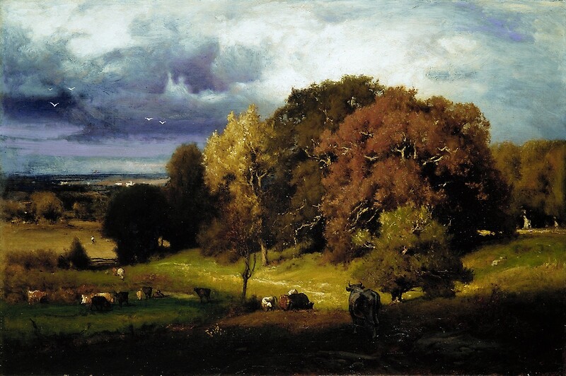 "George Inness. Spring Blossoms, Montclair, New Jersey, 1891." by ...