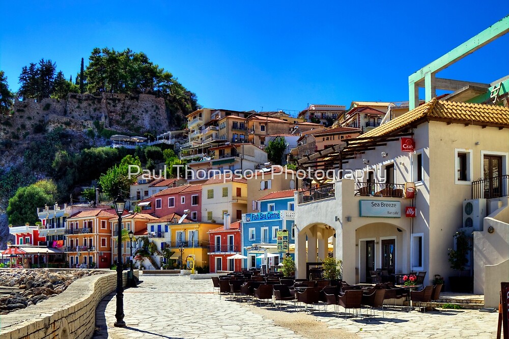"Parga Town & Castle Greece" by Paul Thompson Photography | Redbubble