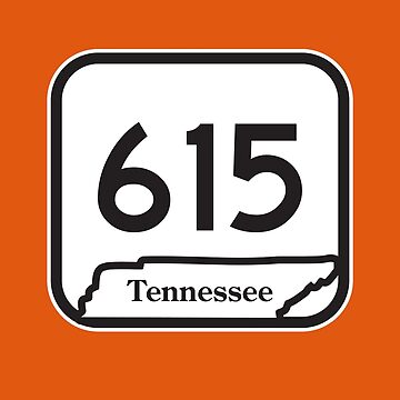"Tennessee State Route 615 (Area Code 615)" Sticker for Sale by SRnAC ...