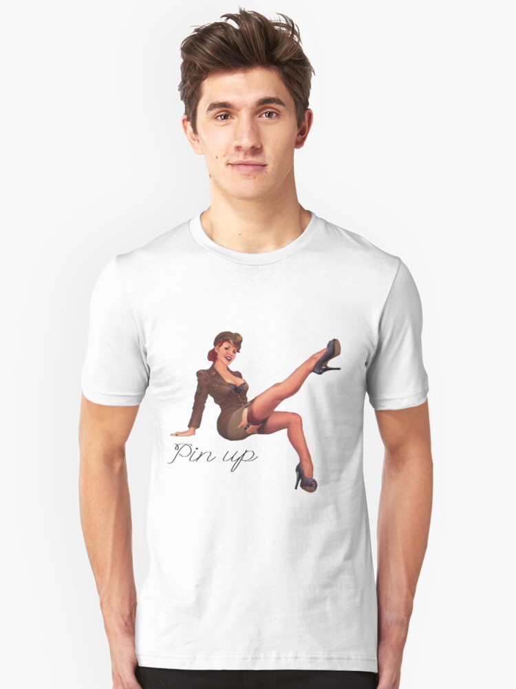 "Pin up 12" T-shirt by Sancadier | Redbubble