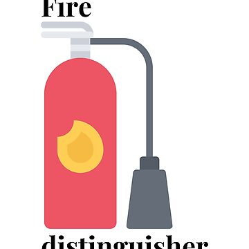 "Fire distinguisher" Poster for Sale by DWeyers | Redbubble
