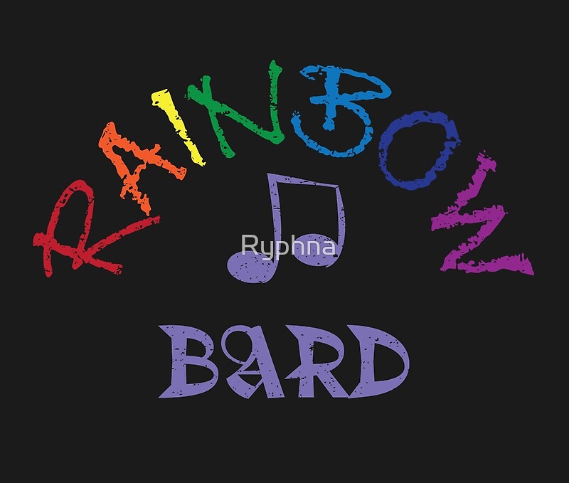 "Rainbow Bard" by Ryphna | Redbubble