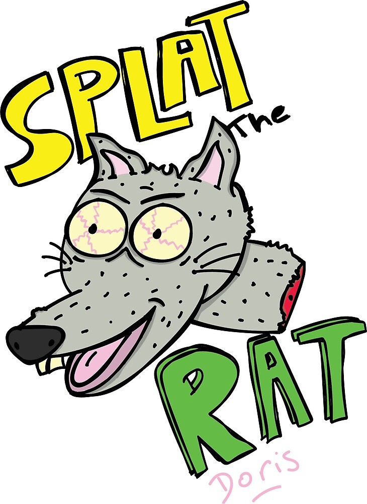 "Doris Splat the rat" by DorisSkate | Redbubble