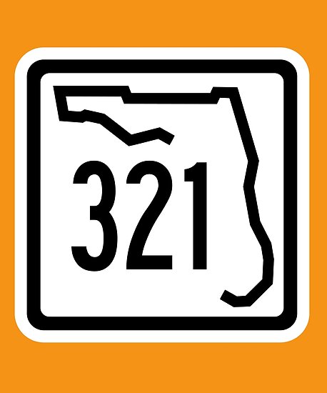 "Florida State Route 321 (Area Code 321)" Poster by SRnAC | Redbubble