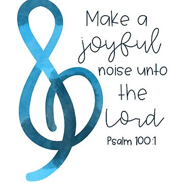 "Psalm 100:1" Art Board Print for Sale by Liz99 | Redbubble