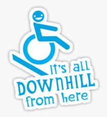 Disabled Funny: Stickers | Redbubble