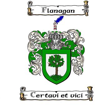 "Flanagan Family Crest and Motto" iPad Case & Skin for Sale by ...