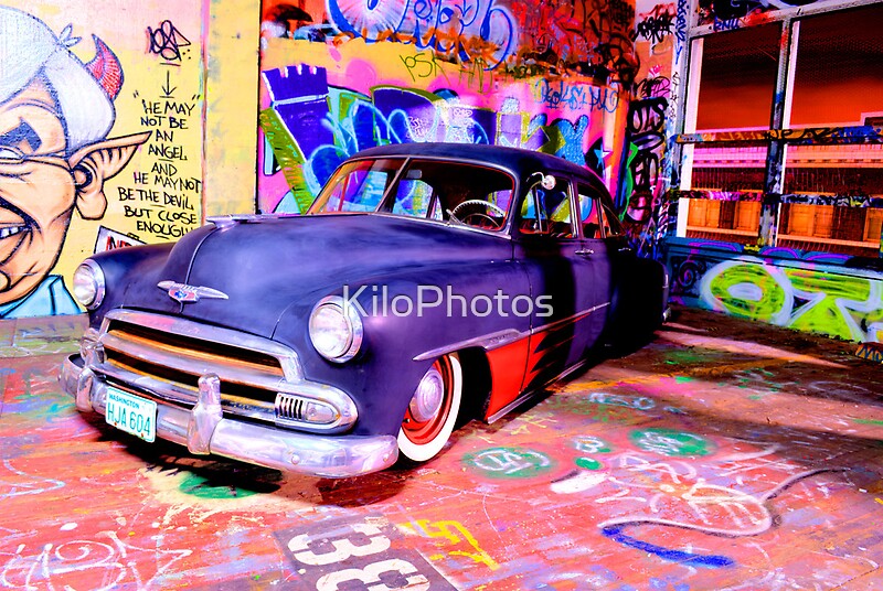 "Bagged Tacoma Graffiti Garages" by KiloPhotos | Redbubble
