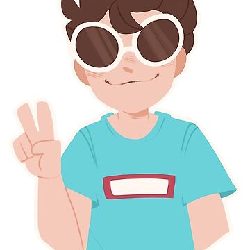 "GeorgeNotFound half body sticker" Sticker for Sale by Prettyinaccura ...