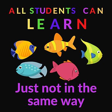 "All Students Can Learn" Poster for Sale by jduren | Redbubble