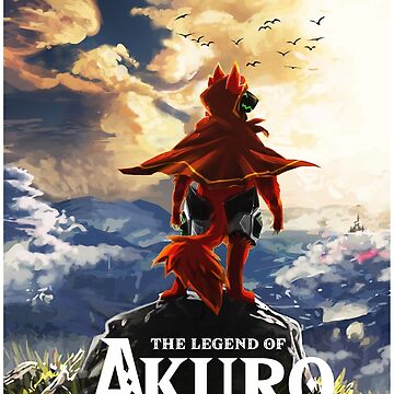"LEGEND OF AKURO Protogen Game Poster" Pin for Sale by Fuzznet | Redbubble