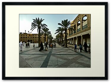 "Walking on Deera Square" by Roberto Pagani | Redbubble