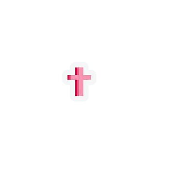 "Pink Holy Cross" Sticker for Sale by hannahlynnp18 | Redbubble