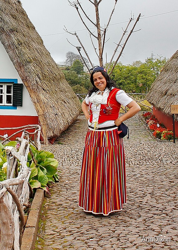 "National Costume of Madeira" by AnnDixon | Redbubble