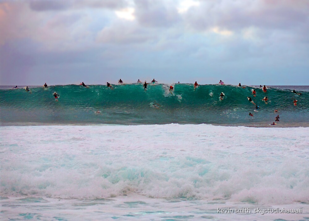 "Sunset Surf Pipeline" by kevin smith skystudiohawaii | Redbubble