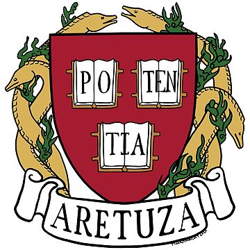 "Aretuza - College Coat of Arms" Sticker for Sale by tigermooncat ...
