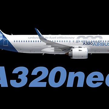 "Airbus A320neo" Sticker for Sale by avionbubble | Redbubble