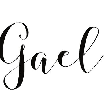"Gael" Sticker for Sale by braceletsbyqu | Redbubble