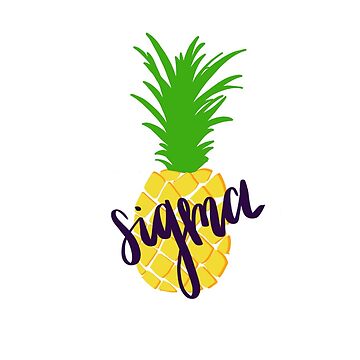 "Sigma pineapple" Sticker for Sale by lg-artcreations | Redbubble