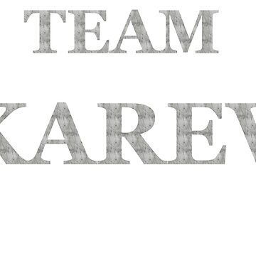"Team Karev" Sticker for Sale by catkoebsch | Redbubble