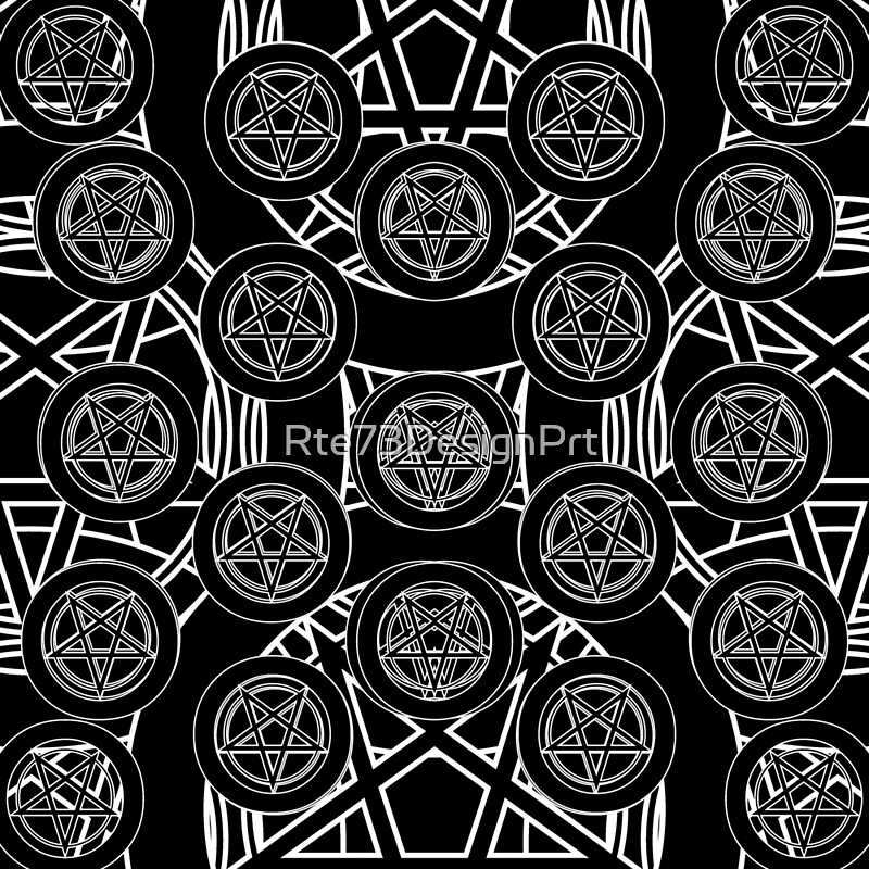 "White Pentagram" by Rte73DesignPrt | Redbubble