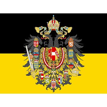 "Stylised Austrian empire flag " Pin for Sale by AidanMDesigns | Redbubble