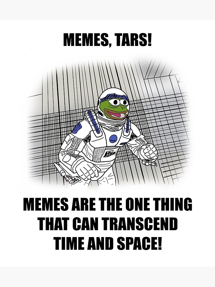 ""Memes, TARS!" Interstellar Design" Canvas Print by AmbroseCadwell ...